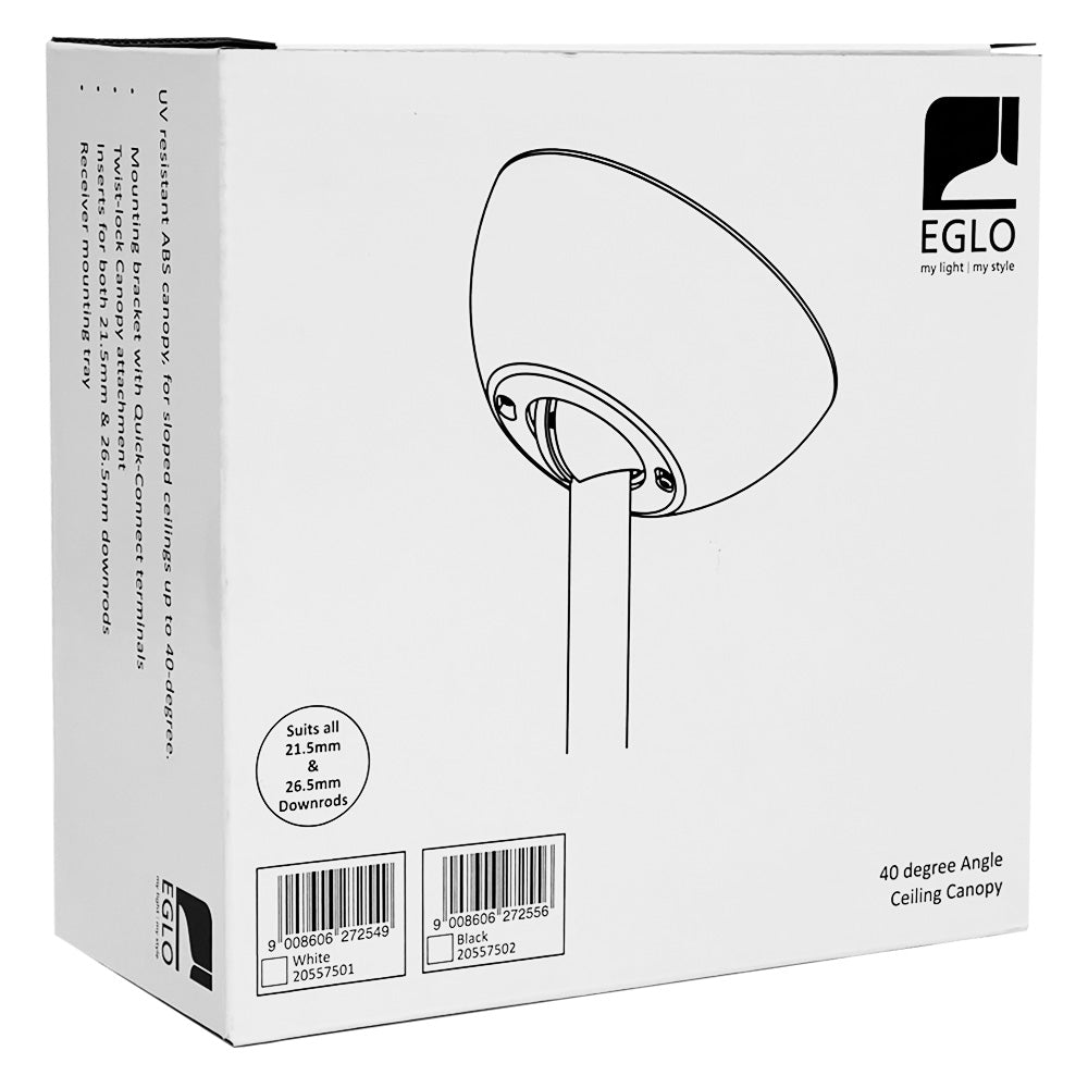 EGLO Angled Ceiling Fan Mount for Sloped Ceilings