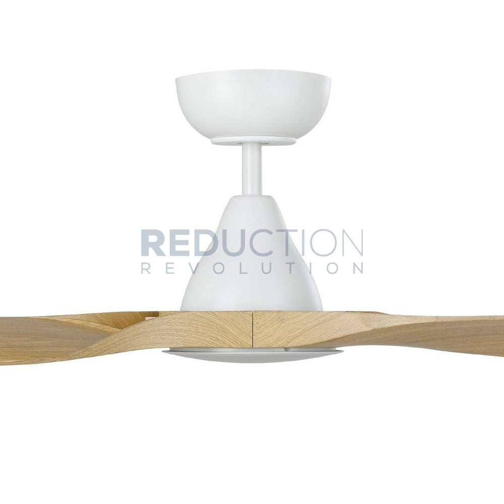 EGLO Surf Oak Wood DC Ceiling Fan With LED Light