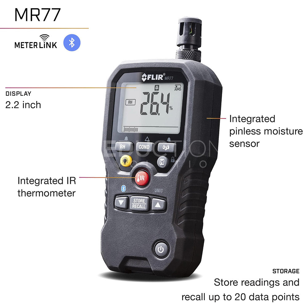 FLIR MR77 Advanced Moisture Meter With MeterLink
