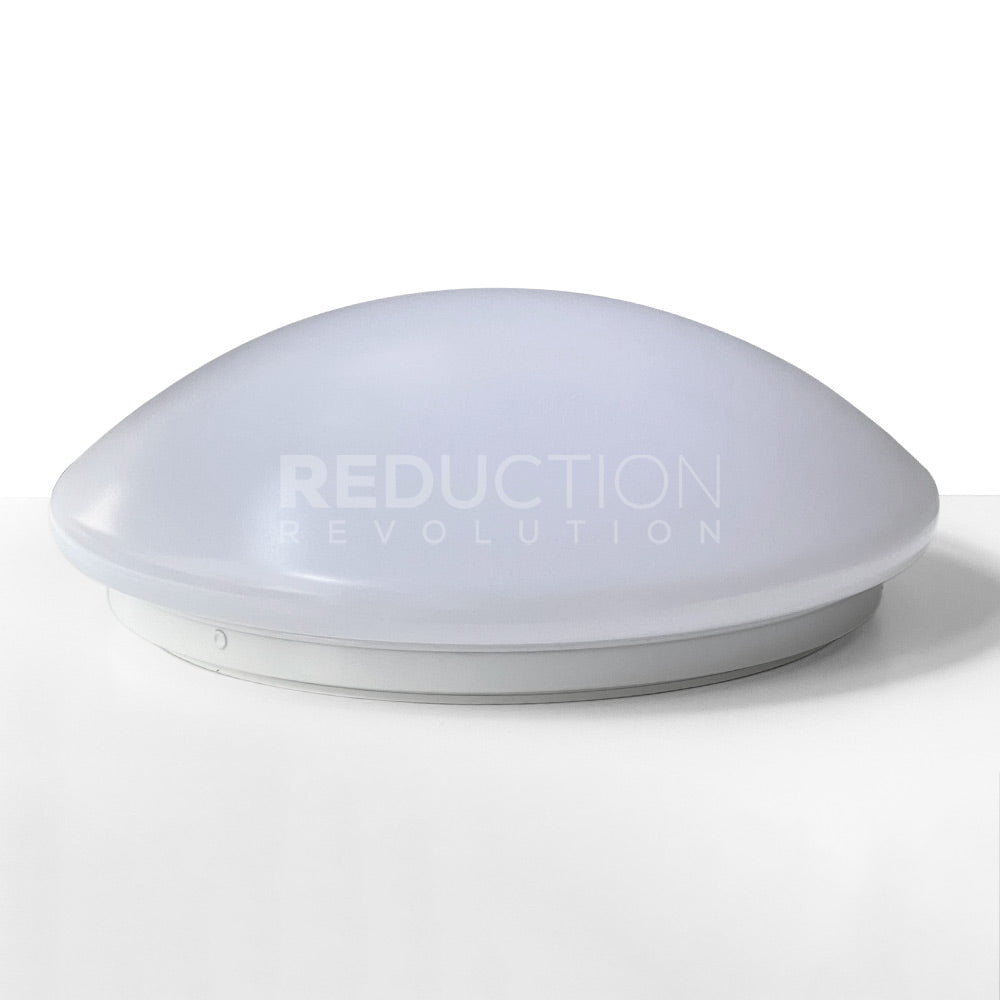 LED Oyster Light in 4 Sizes With Tri Colour Switch