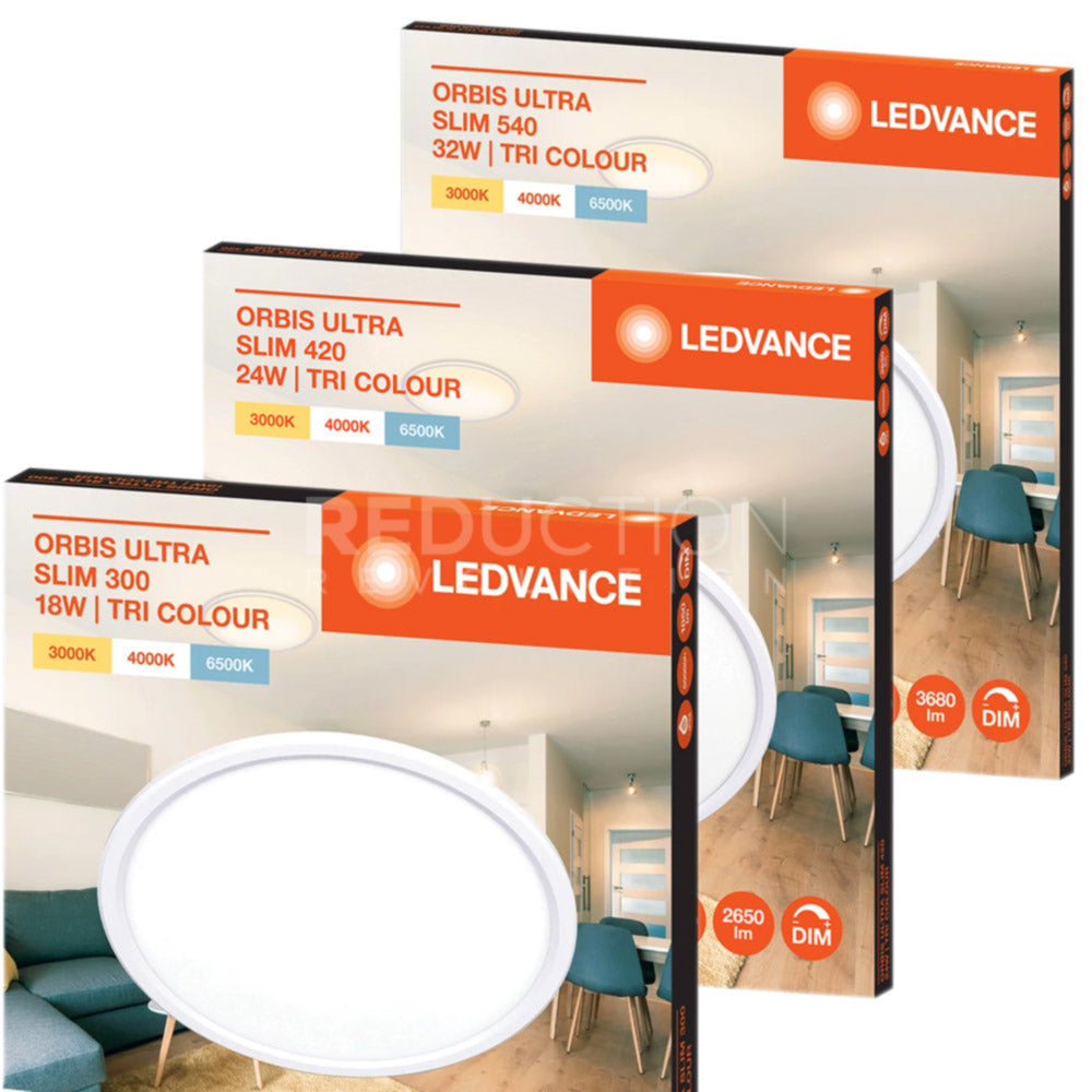 Slim LED Oyster Light - Ledvance Orbis