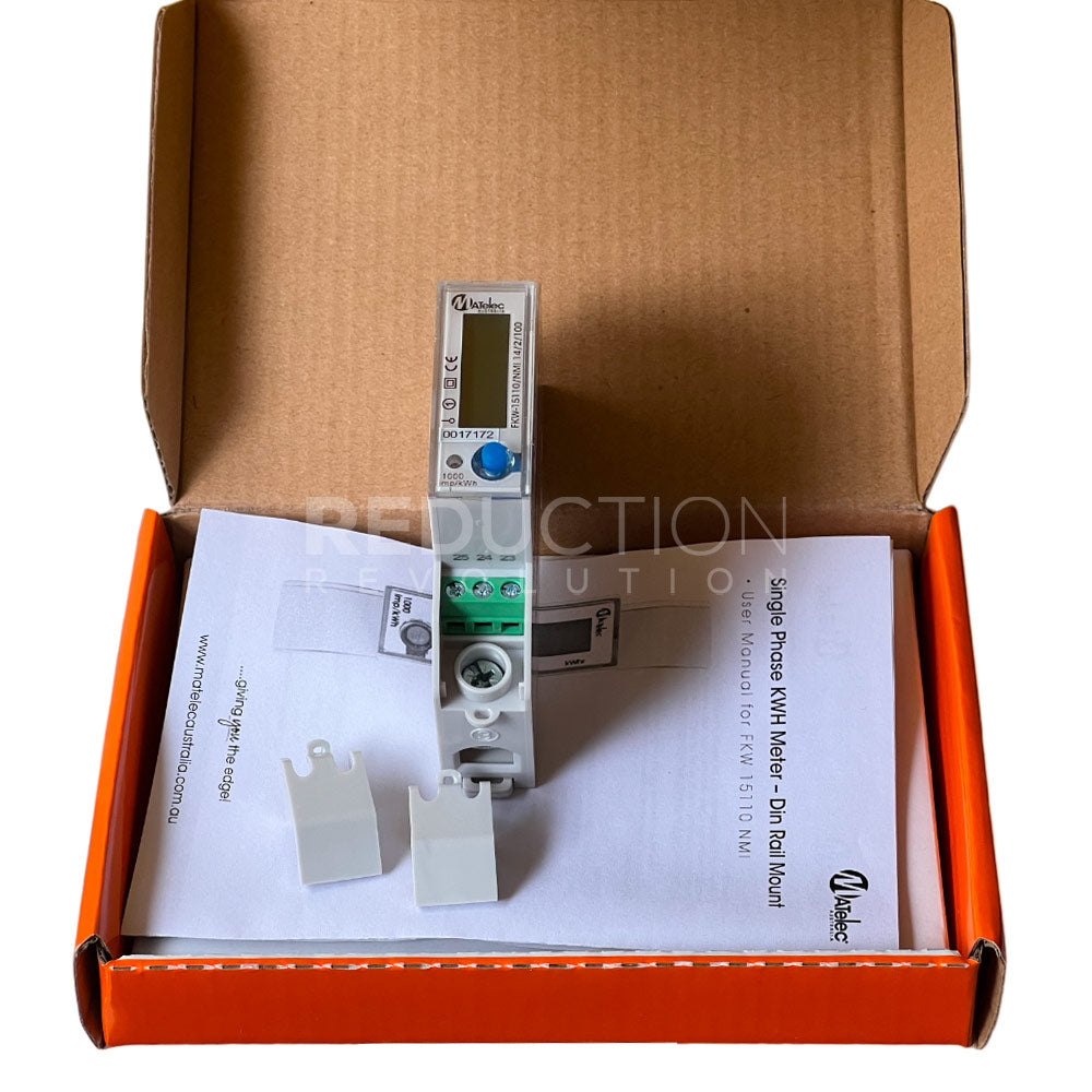 NMI Approved 100A Single Phase kWh Sub Meter by MATelec