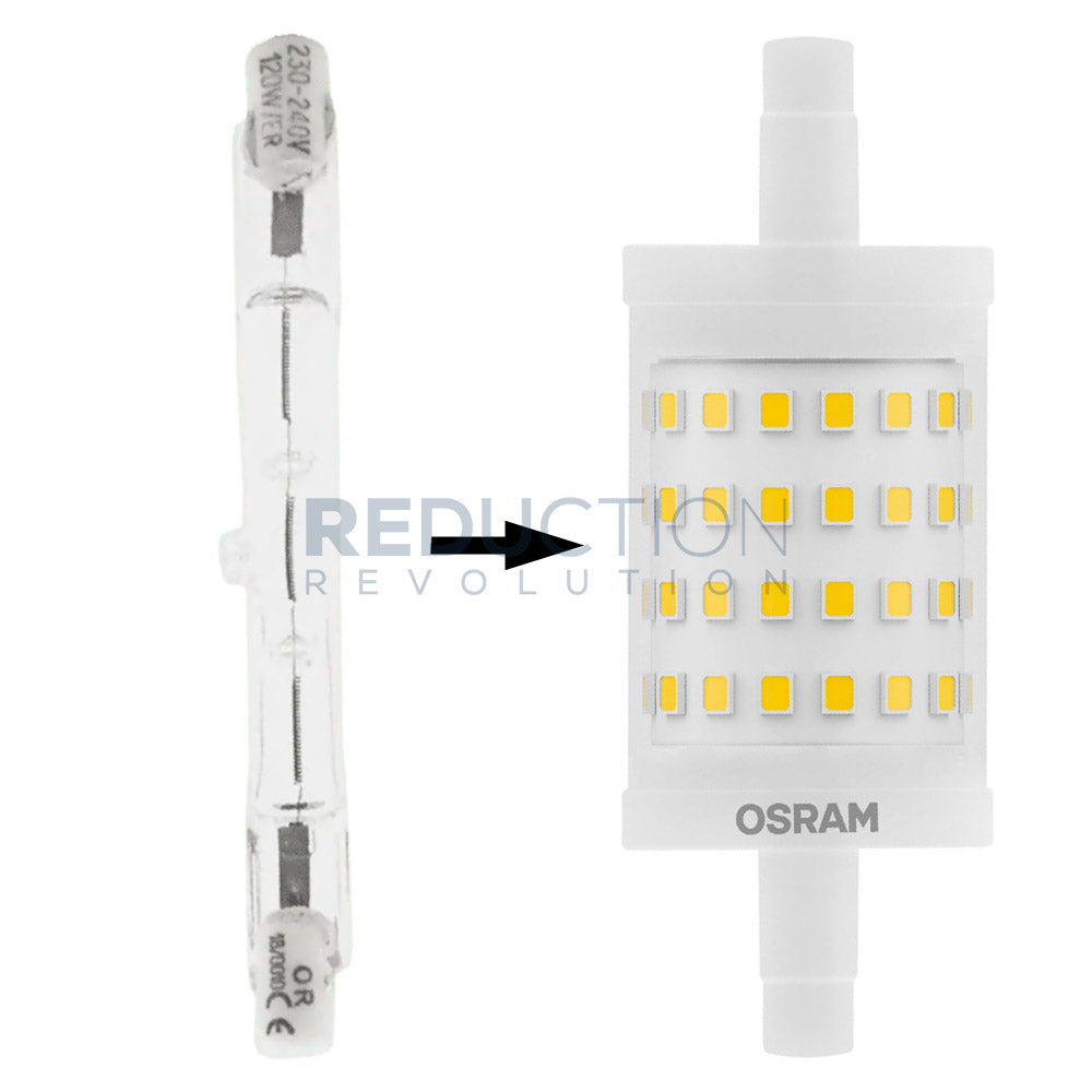 Osram 78mm R7s LED Light Bulb 8W - High Brightness