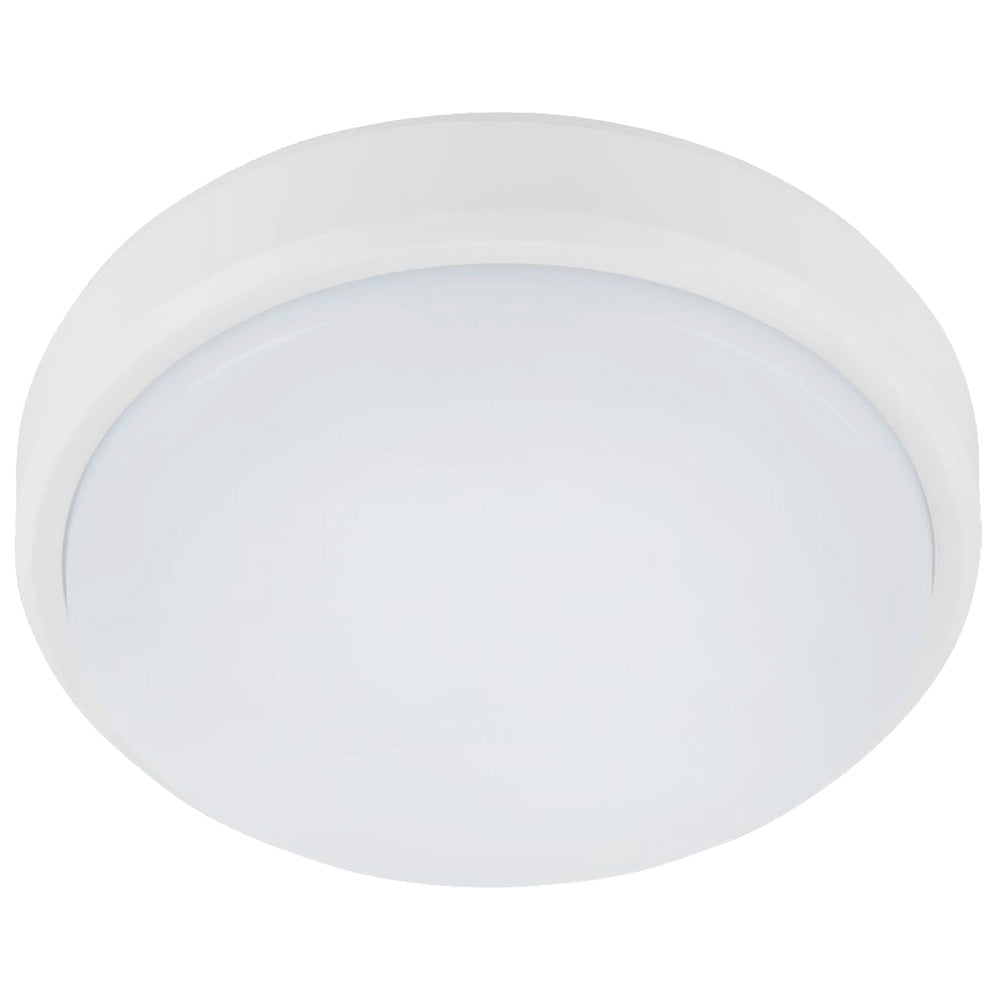LED Bunker Light in Black & White - EGLO Burleigh