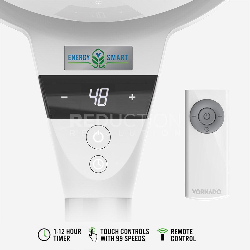 Vornado 6803DC Energy Smart Pedestal Fan With Remote