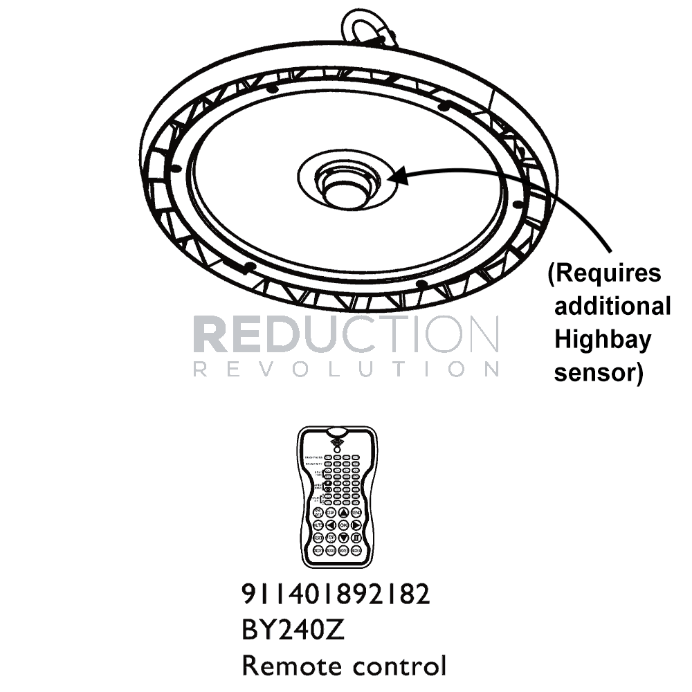 Remote Control for Philips SmartBright LED High Bay