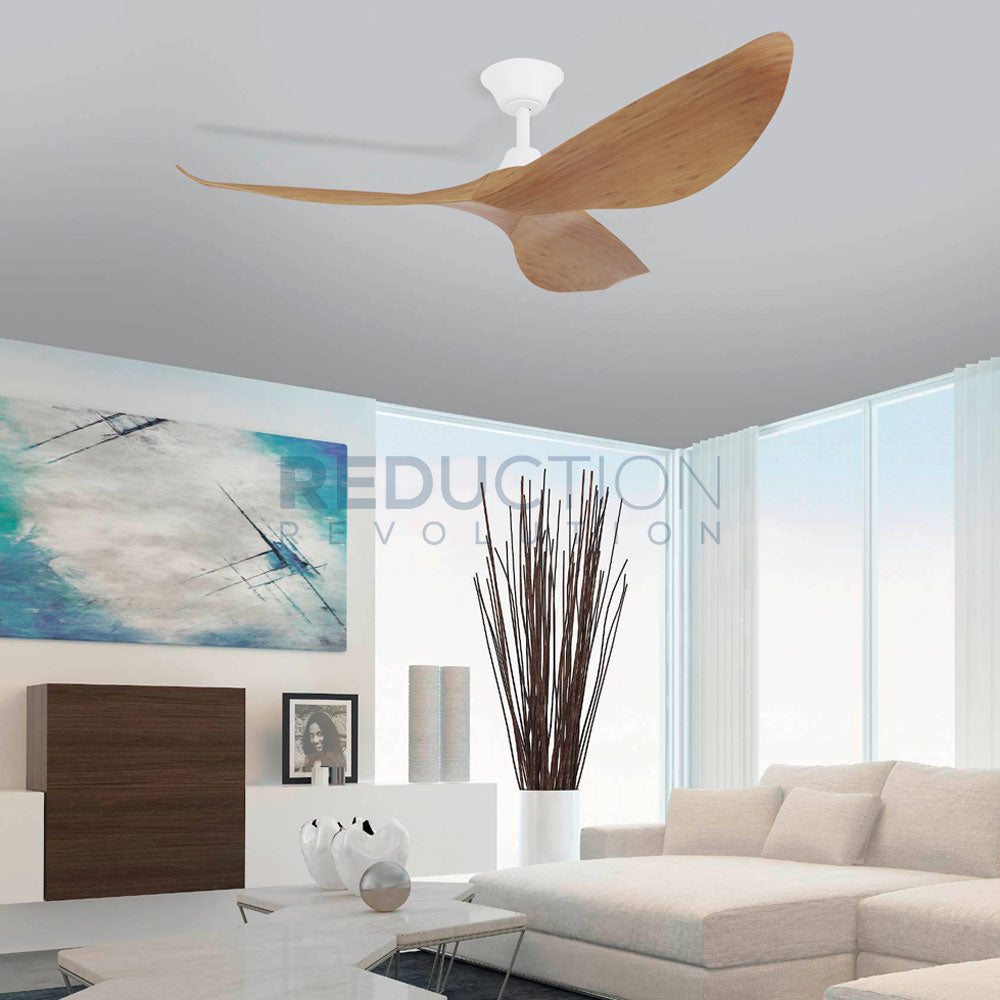 Stylish Bamboo Ceiling Fan - Cabarita DC 50in (127cm)