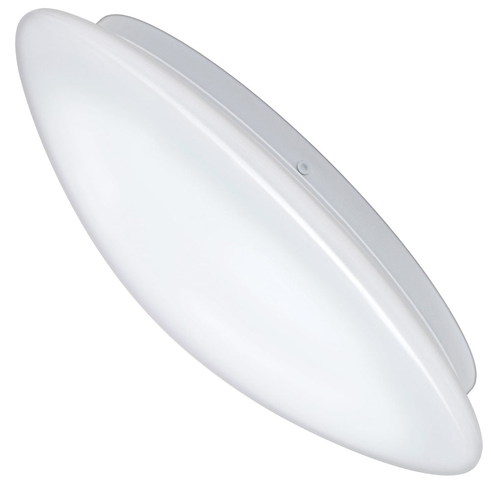 LED Oyster Light in 4 Sizes With Tri Colour Switch