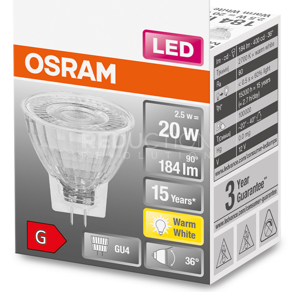 Osram LED Star MR11 Light Bulb (GU4) 2.5W
