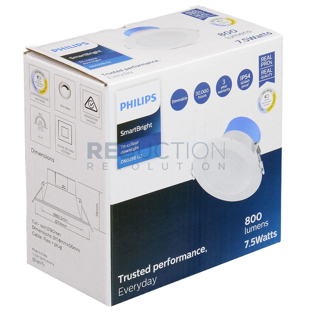 Philips 90mm Downlight LED 7.5W