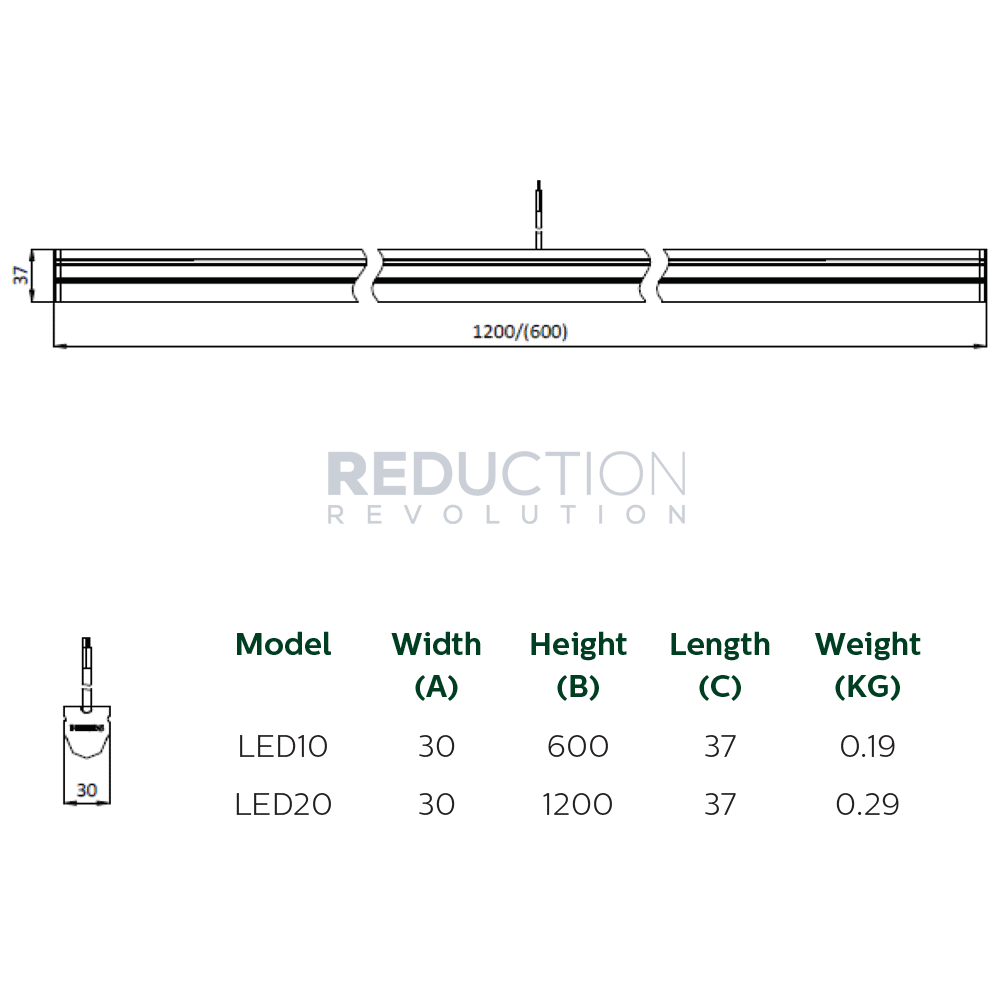 Philips Slimline LED Batten Light Fitting
