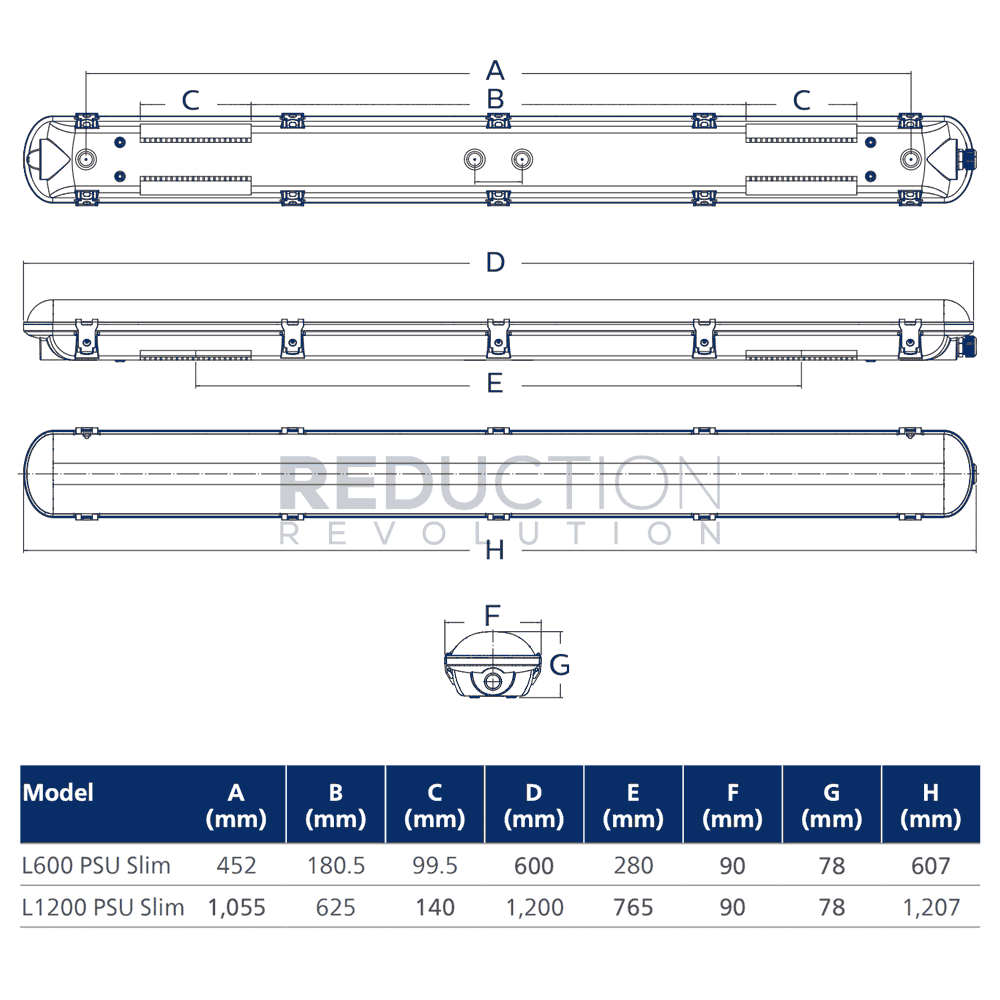 Philips Outdoor Weatherproof LED Batten Light IP65